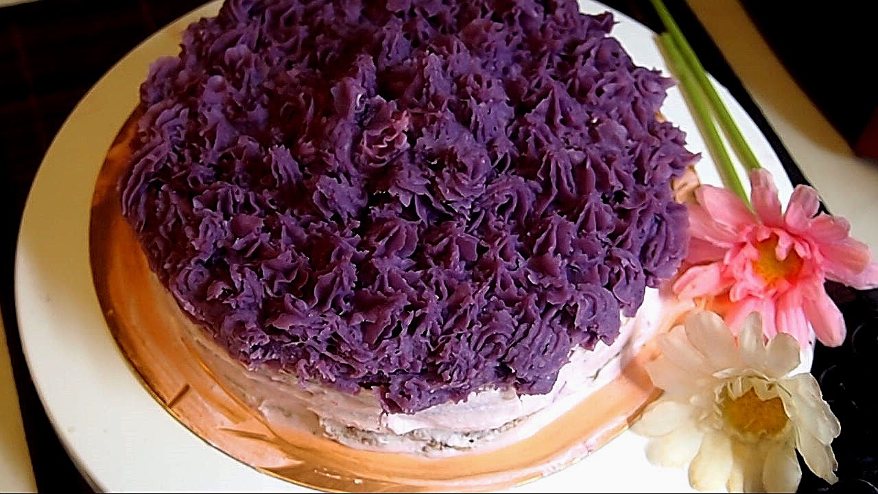 LUWEEH KITCHEN : Ube Pan Cake ( Mille Crepe Cake)