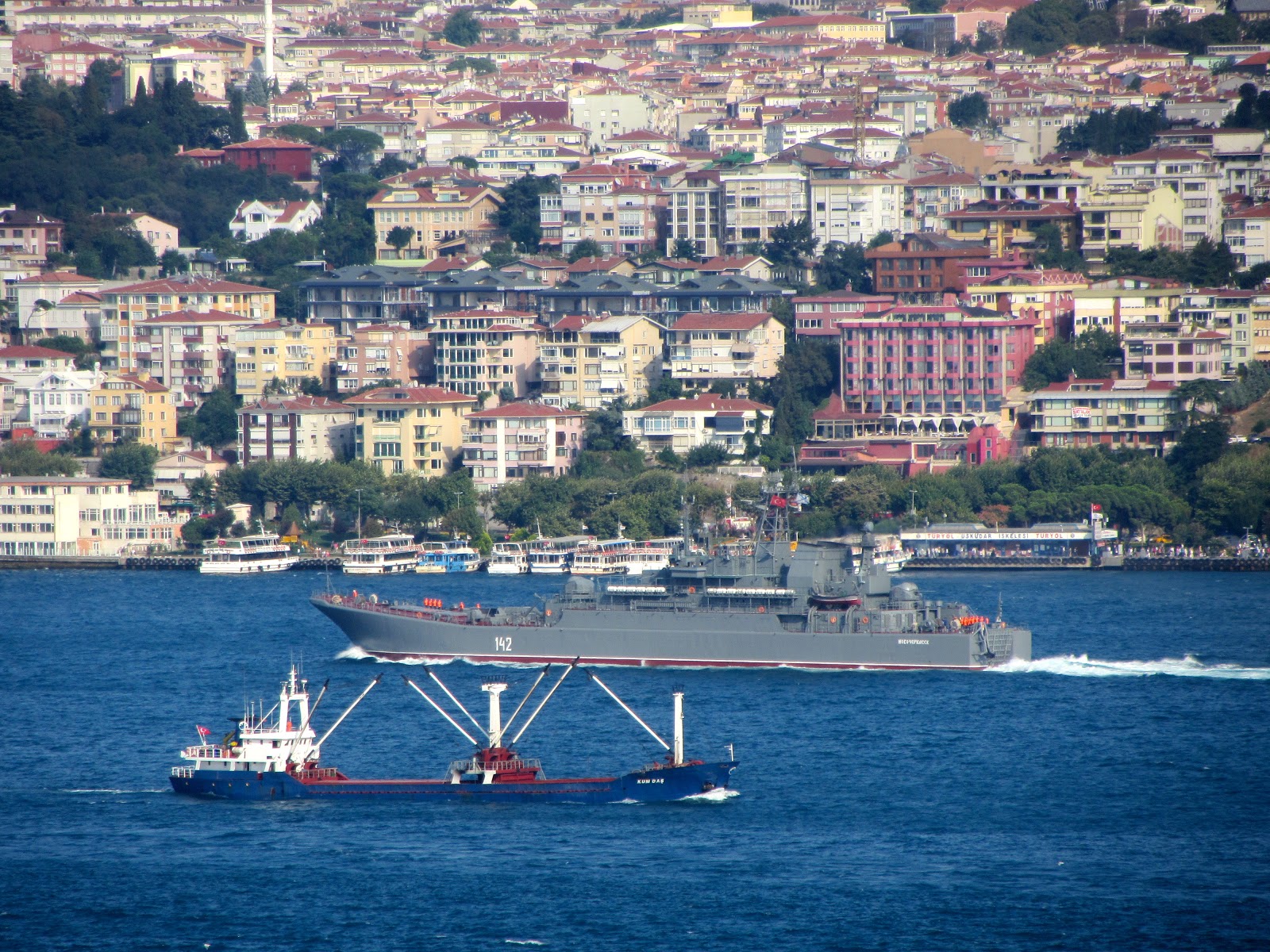 WARSHIPS ON THE BOSPHORUS: NOVOCHERKASSK 142, PROJECT 775/ROPUCHA-I ...