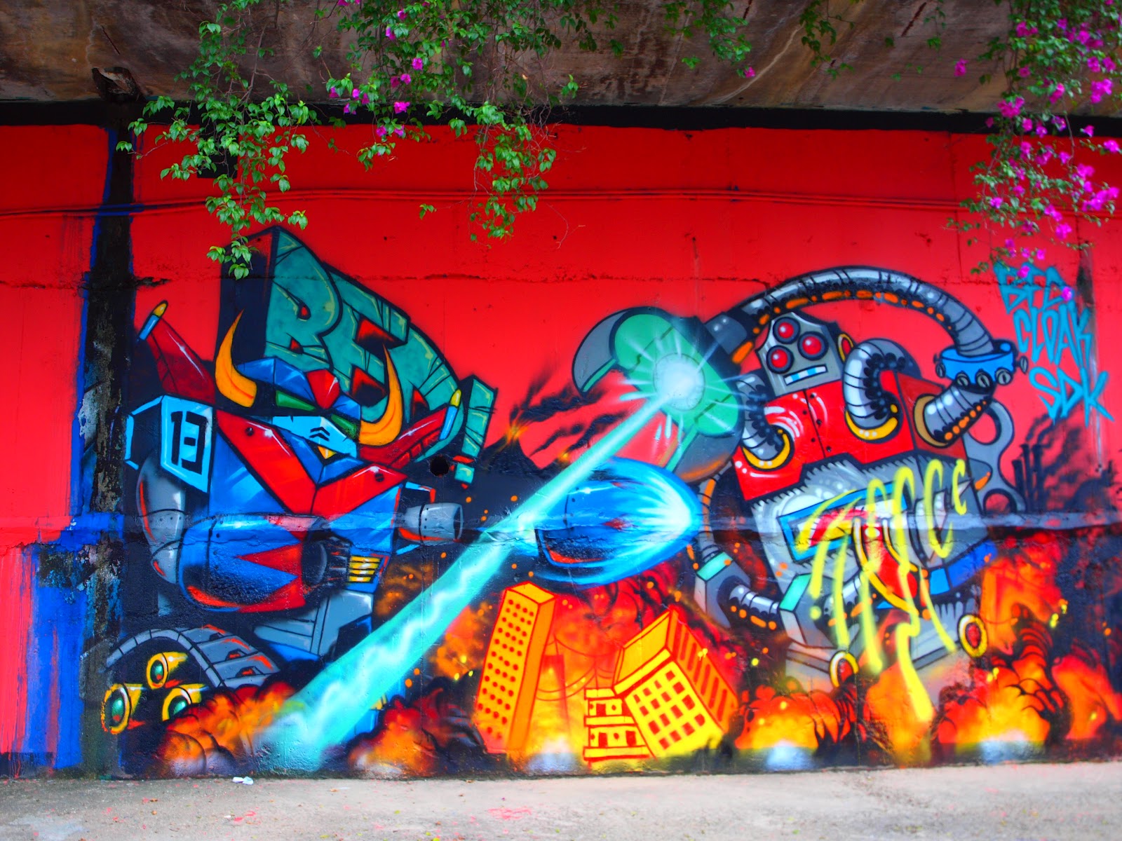 AJ BY ALEXANDER JAMES: KUALA LUMPUR : POP GRAFFITI PART 1