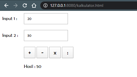cyntia meilanda: Membuat Kalkulator menggunakan Vue.js