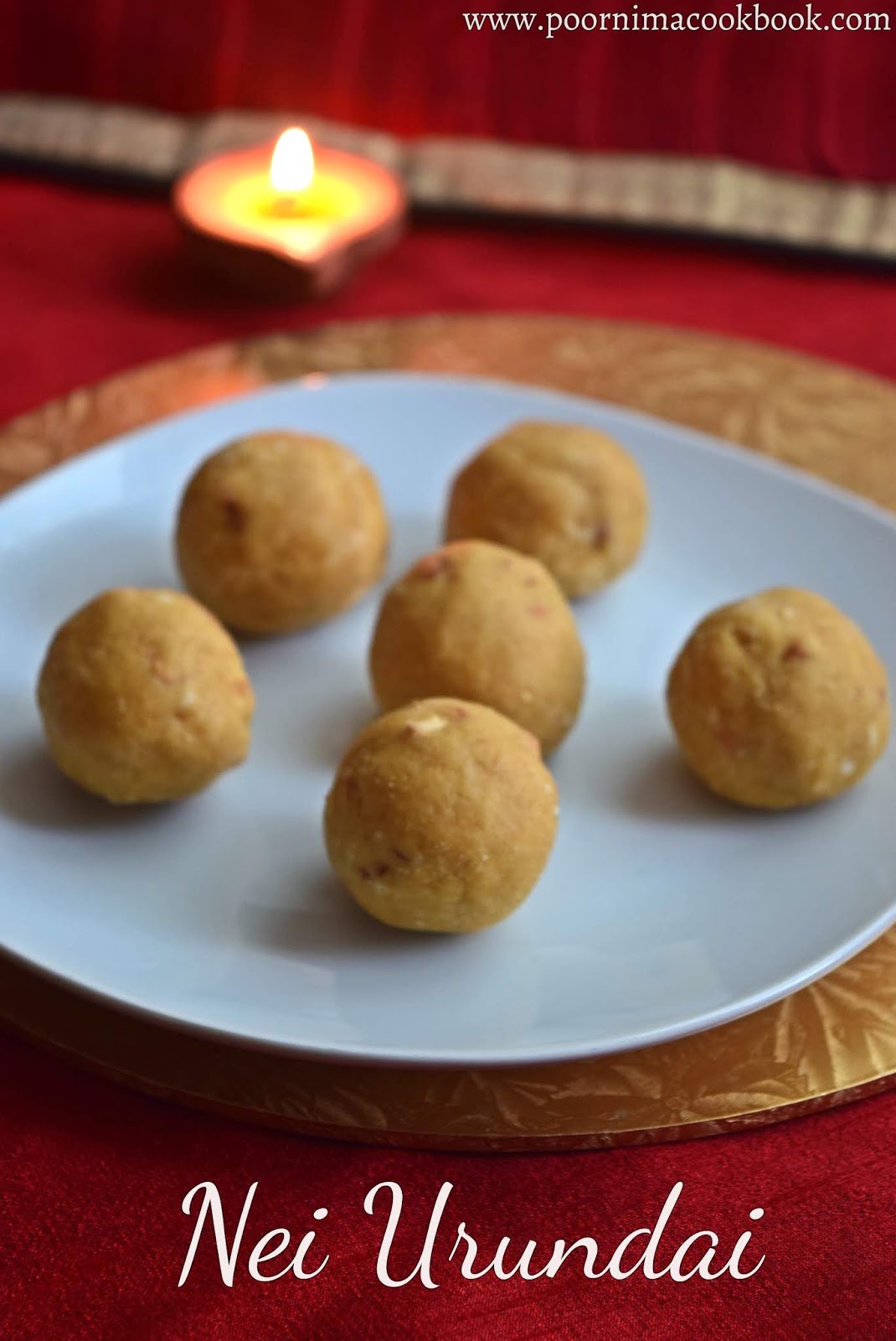 Poornima's Cook Book: Pasi paruppu Urundai / Moong dhal ladoo / Nei Urundai