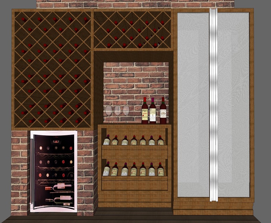 Estúdio Via Interiores: Espaço gourmet e adegas