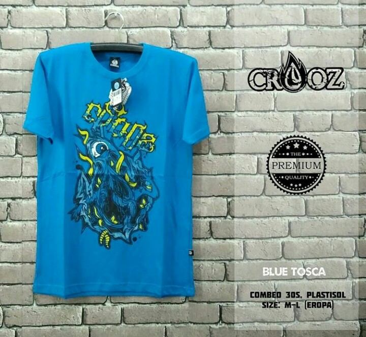 Kaos Crooz Blue Tosca - Tukulagi.com