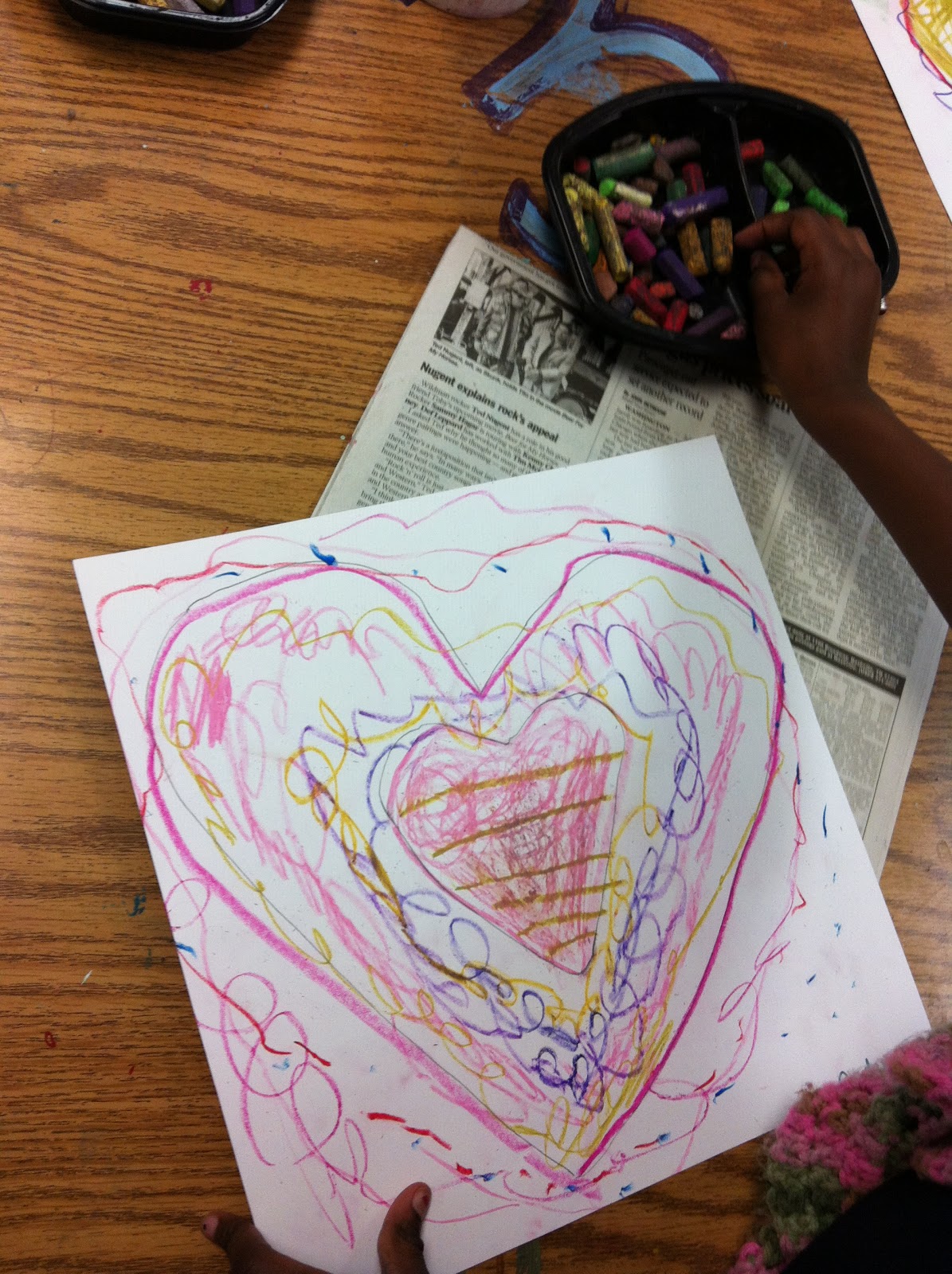 ChumleyScobey Art Room: Jim Dine Pop Art Hearts!