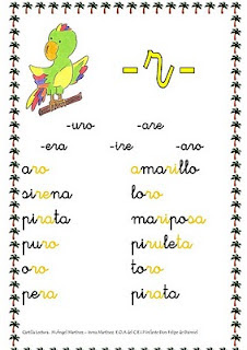UNA VENTANA A MI CLASE: FICHAS DE LECTURA DE LA LETRA R