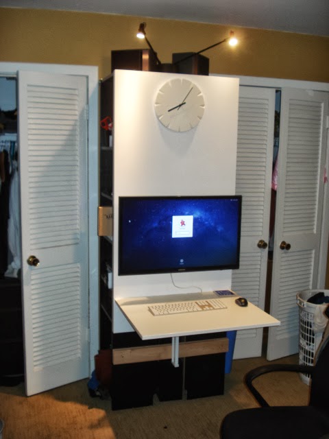 House Beautiful: Compact Bedroom Workstation