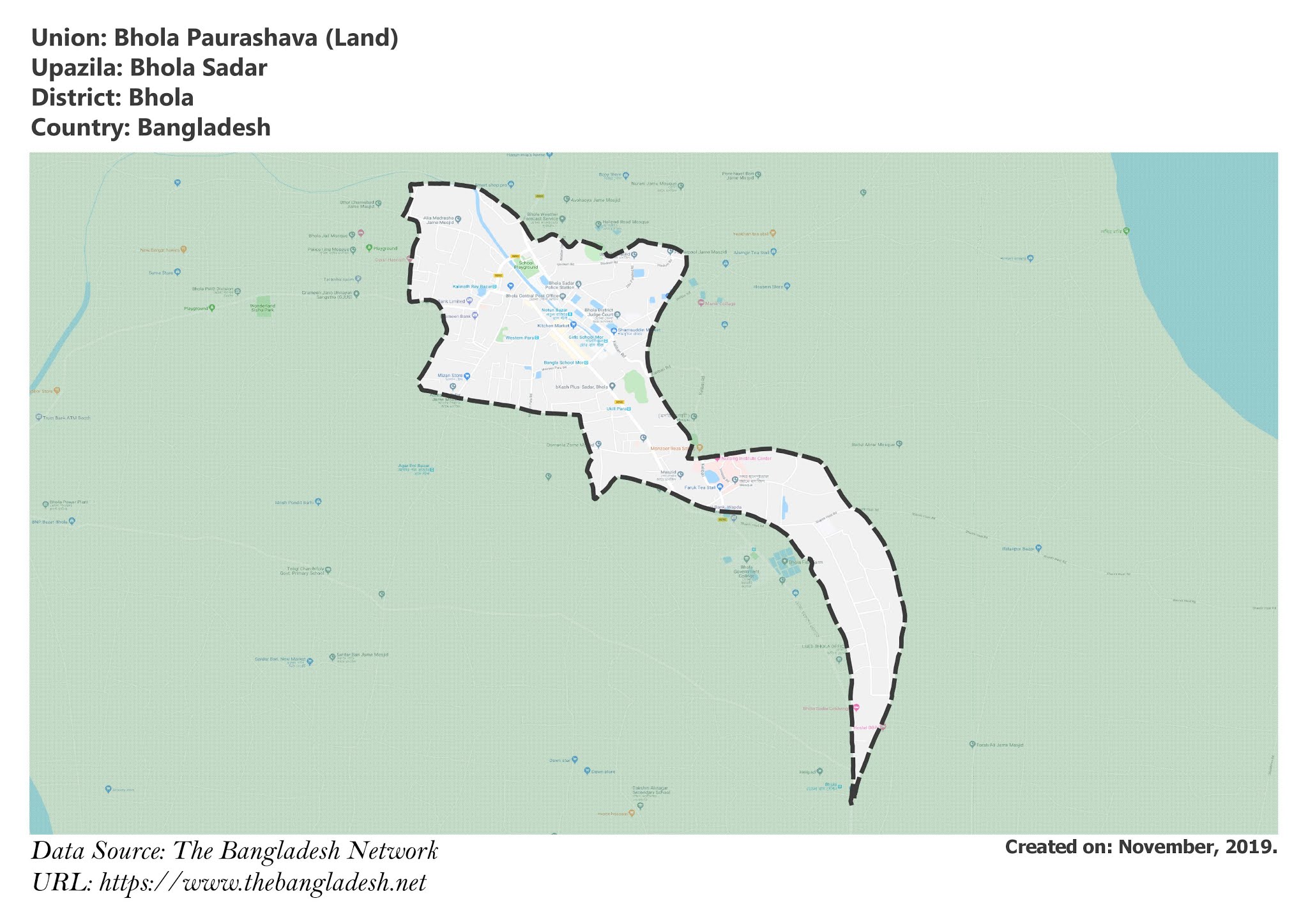 Bhola Paurashava, Bhola