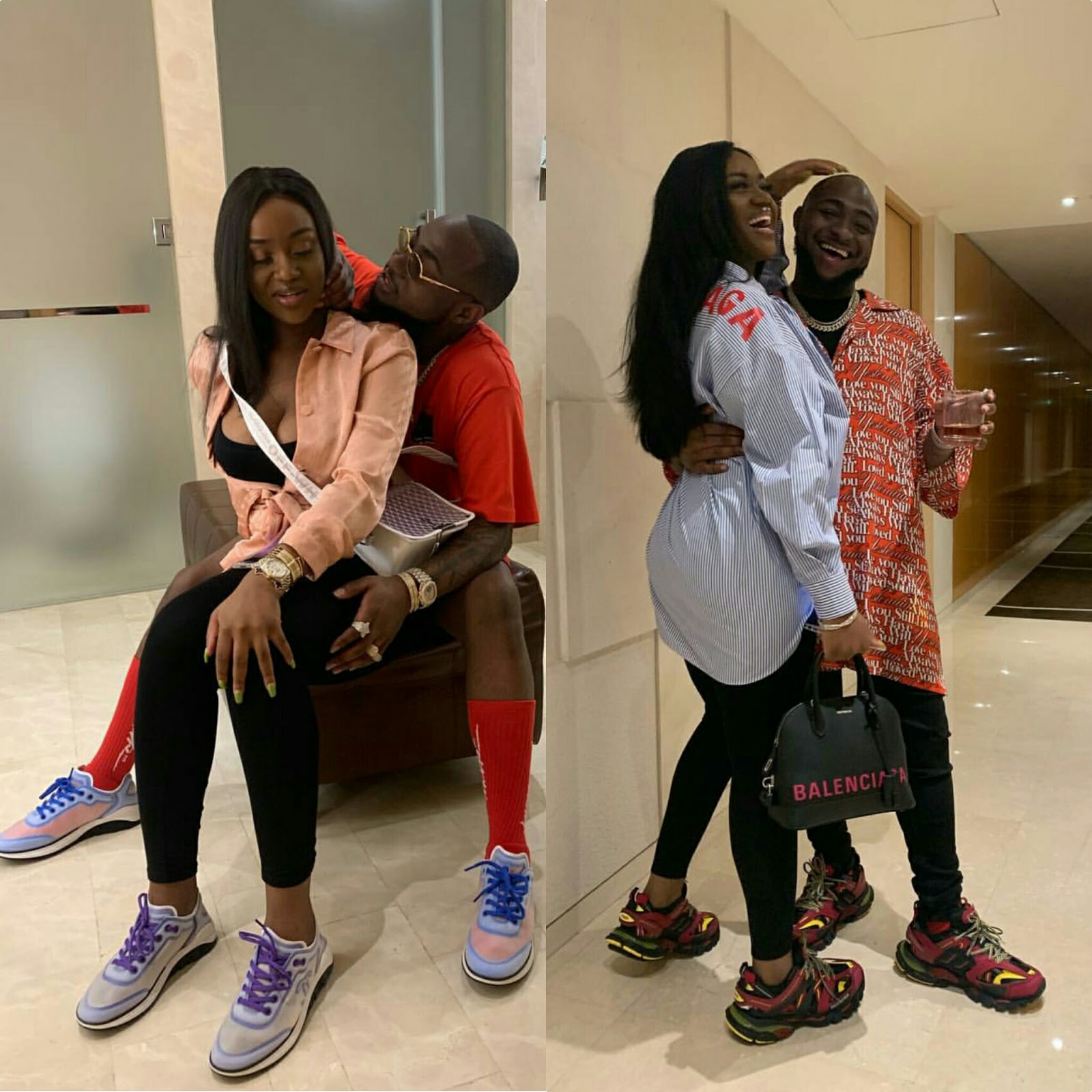 Davido's Girlfriend Chioma Shares Cute Shopping Photos From Their Bae ...