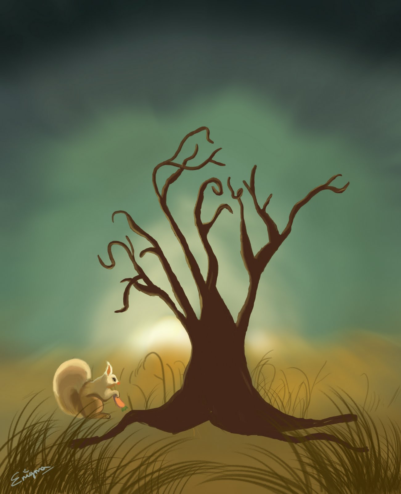 Graphics 'n' 3d: Surreal Tree Landscape - Breakdown