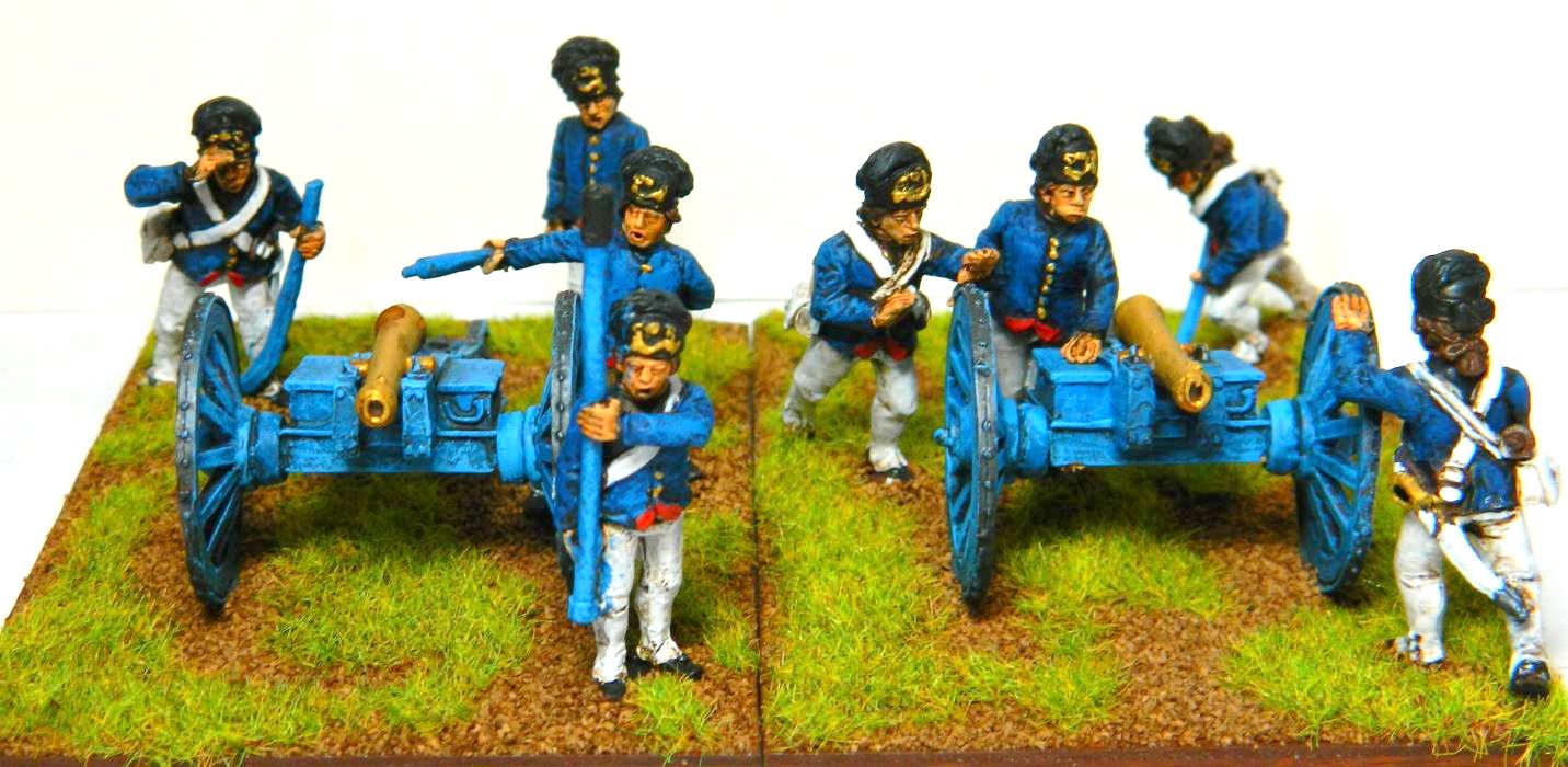 MacPhee's Miniature Men: 28mm AWI British Artillery