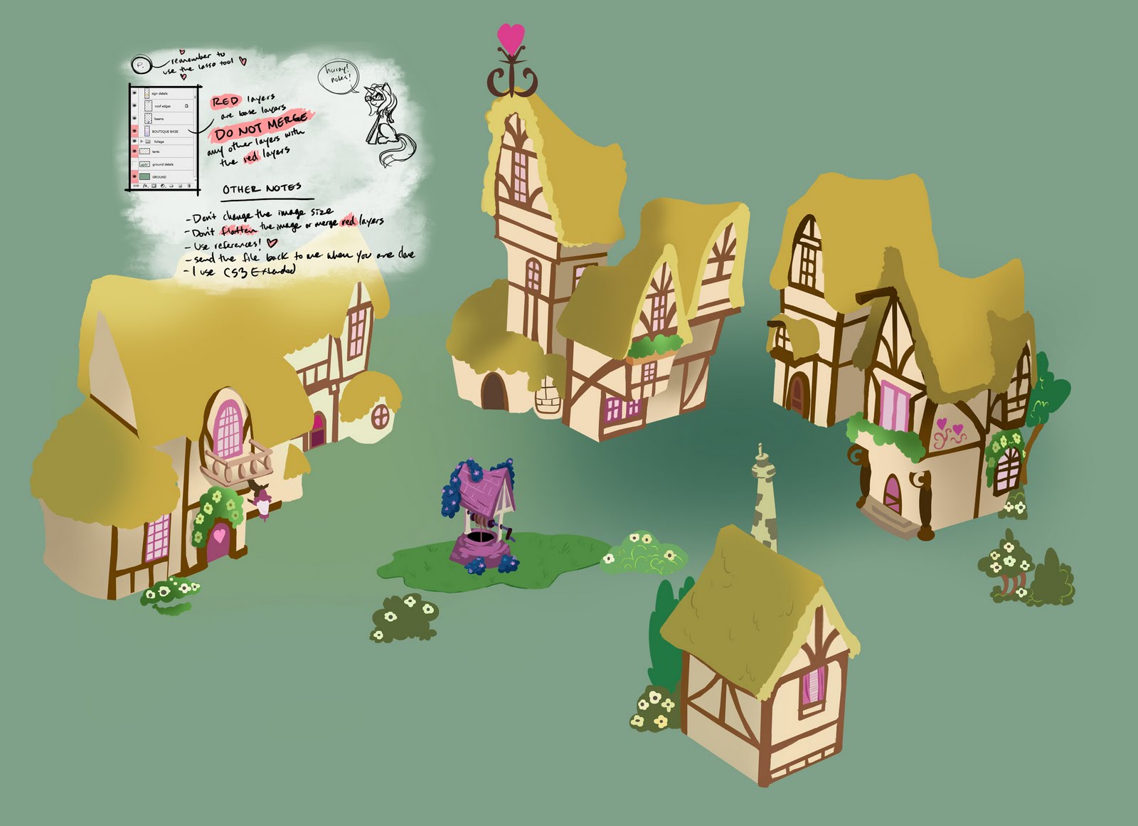 Equestria Daily - MLP Stuff!: 2D Pony MMO Concept Art Compilation #3