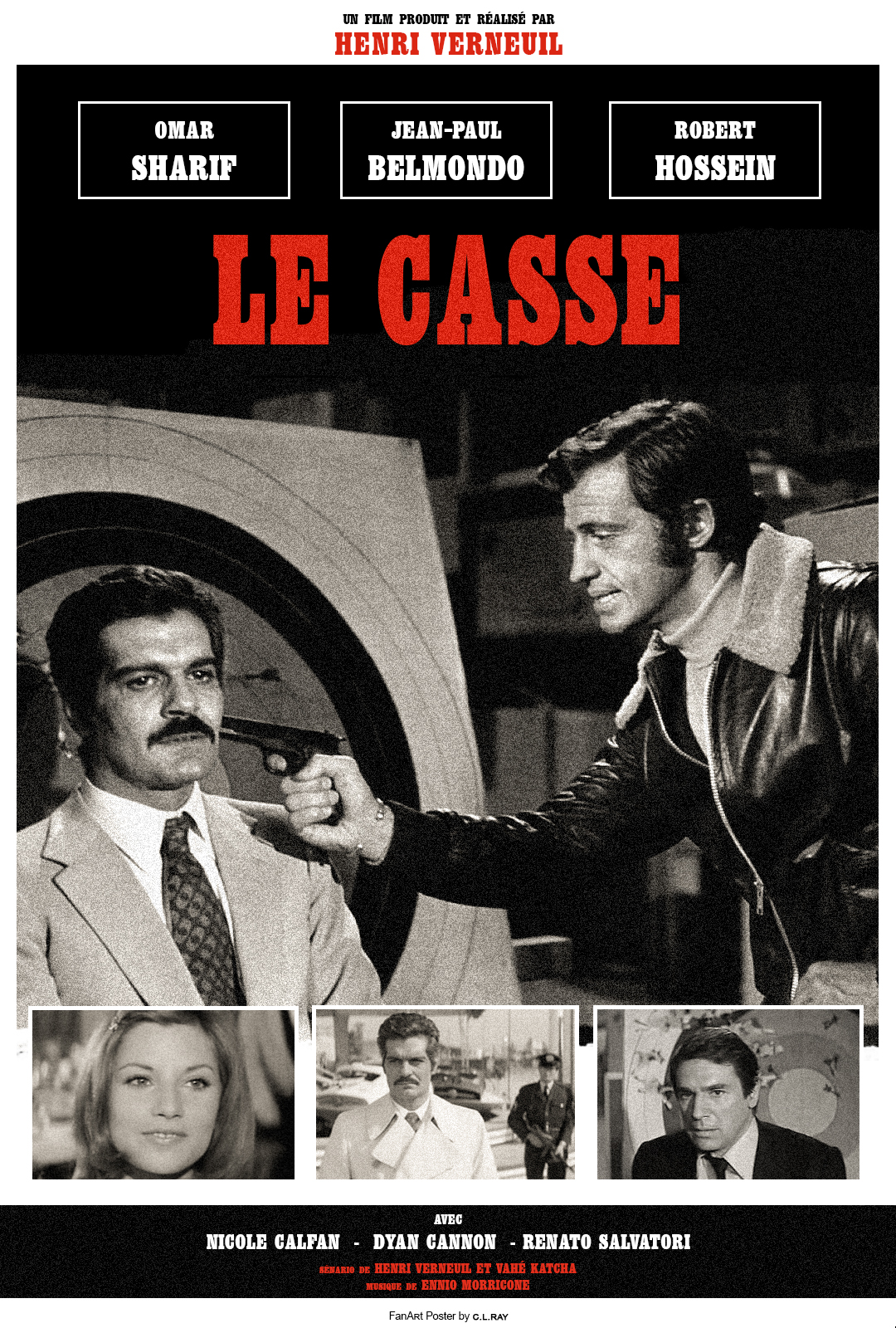 BACK TO THE MOVIE POSTERS: FanArt Poster "Le casse"