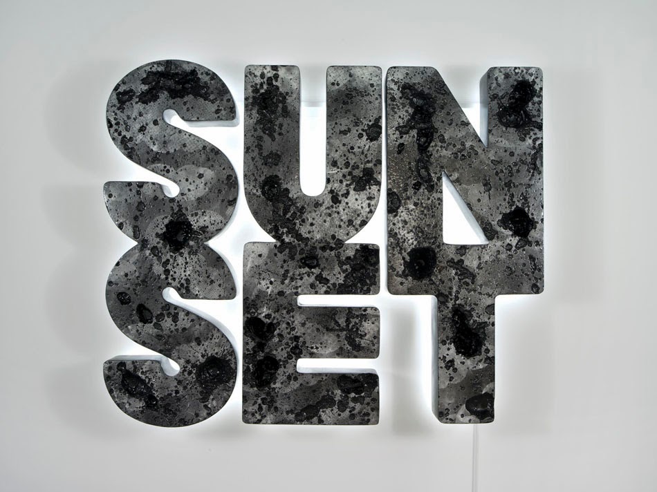 APARTE: DOUG AITKEN TEXT SCULPTURE