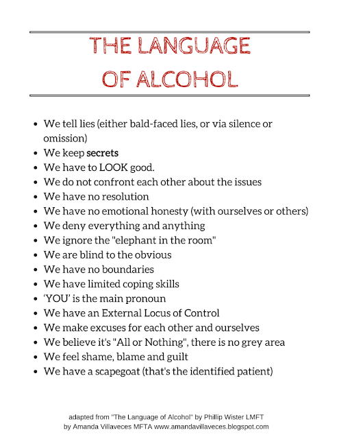 The Language of Alcohol | amanda villaveces lmft