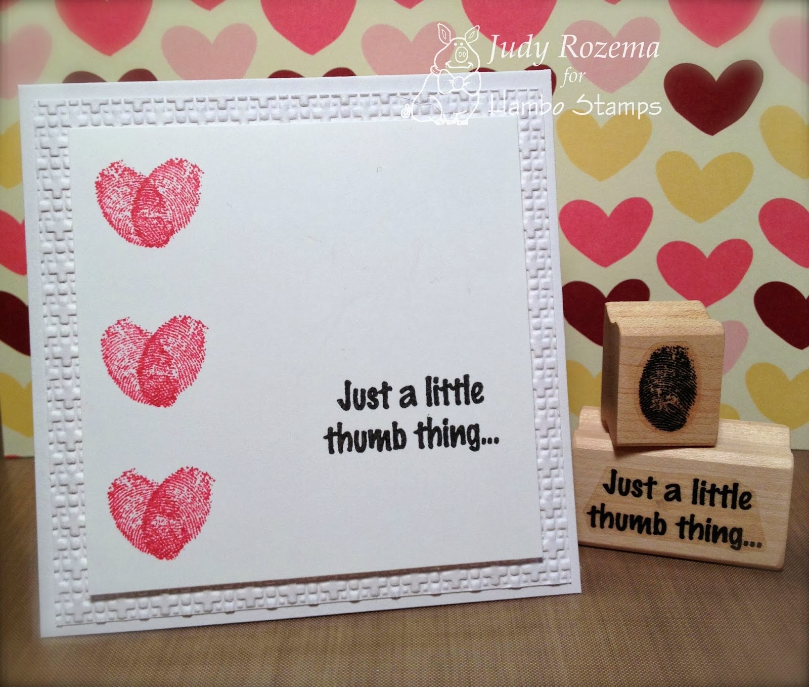 Joy in a JAR: Just a Little Thumb Thing.....Filled With Love!