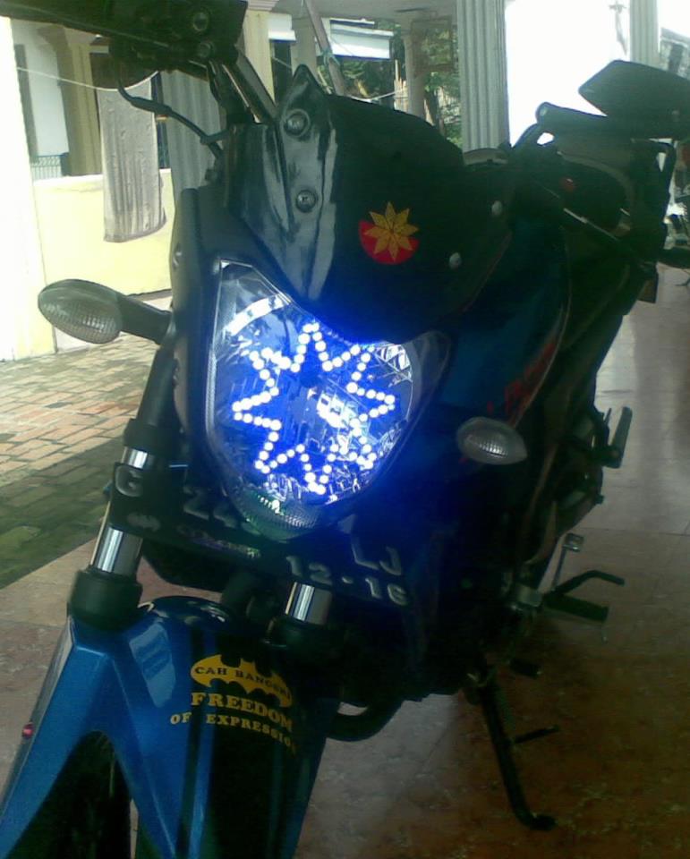 Modifikasi Motor Yamaha 2016: Foto Modifikasi Yamaha Byson Warna Biru