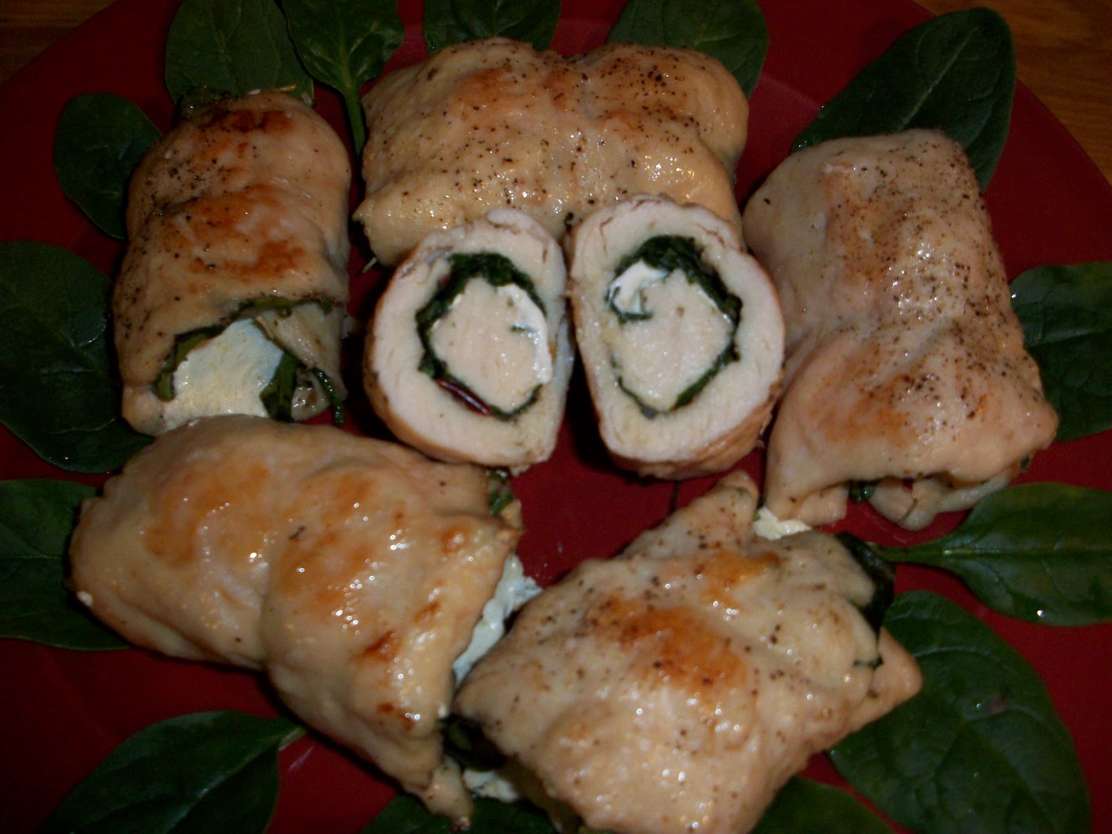 Cooking with love ! : Rulouri de piept de pui cu spanac si mozzarela ...