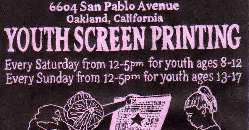 Frisco Kids: Screenprinting for kids