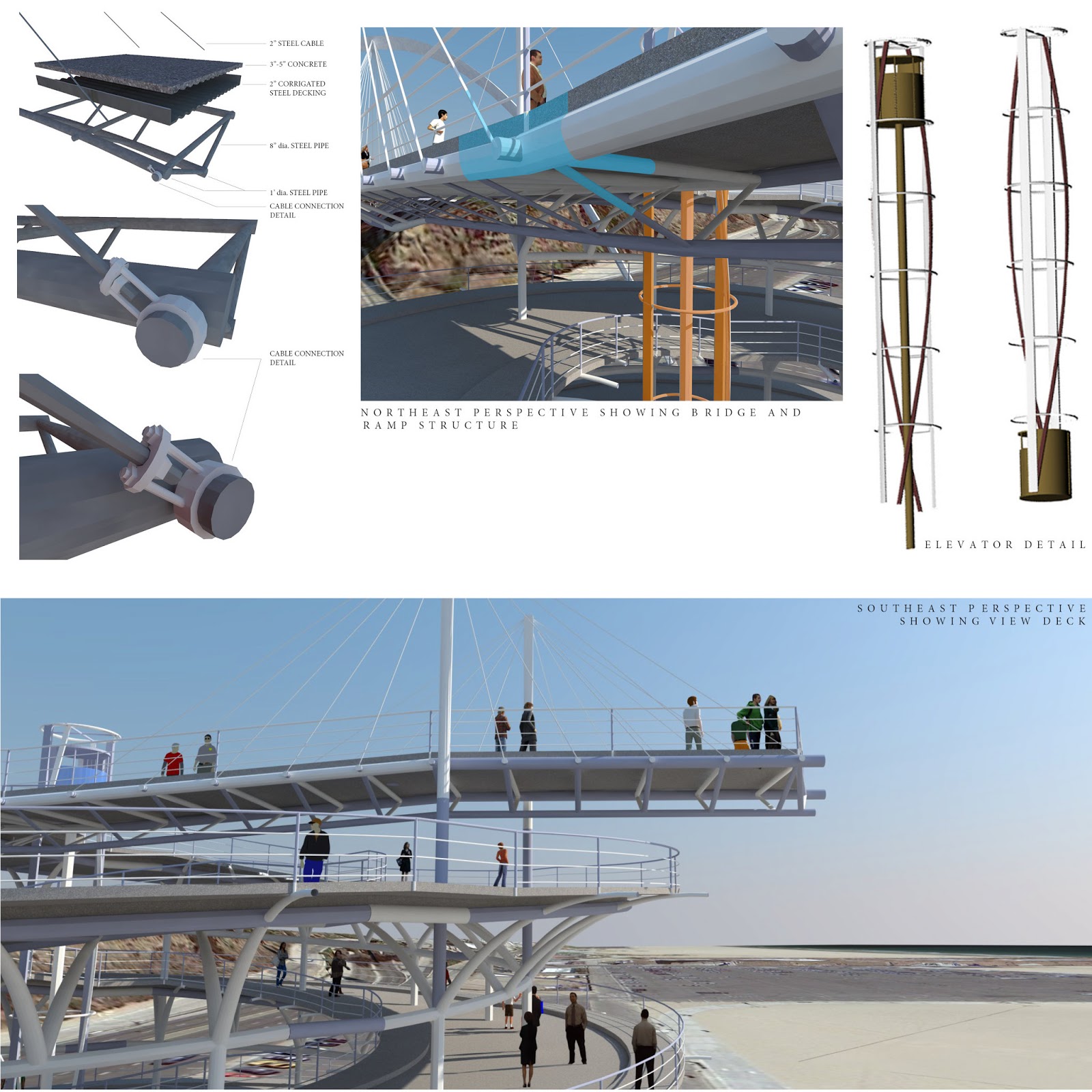 Wilson ARCH302: ACSA/AISC Steel Competition Final Presentation Boards