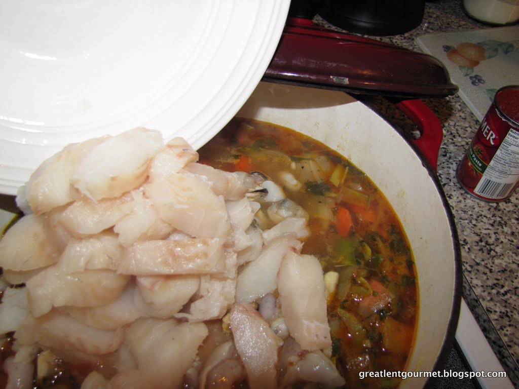 Great Lent Gourmet: Day 50: Palm Sunday, Kakavia, Fisherman's Stew