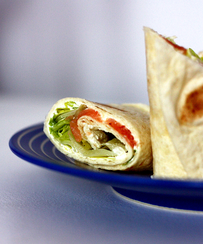Zamiast kanapki...tortilla z łososiem | bistro mama