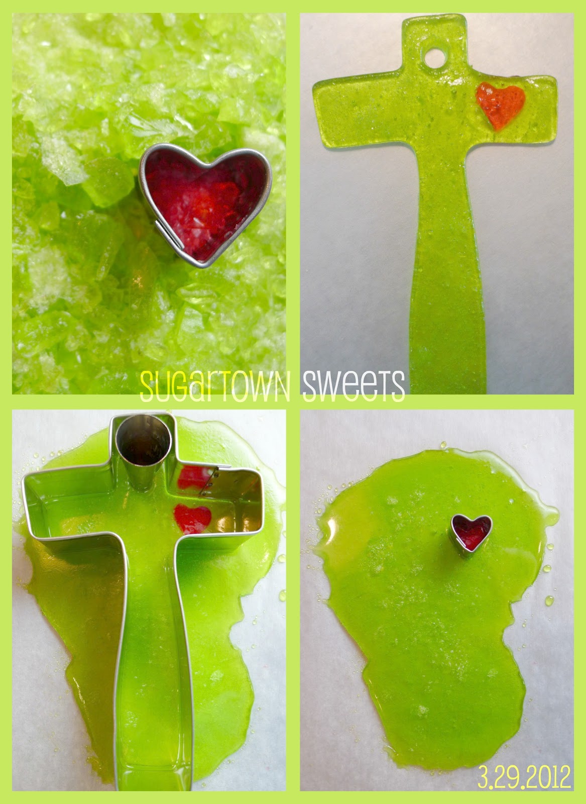 Sugartown Sweets: He Is Risen! Candy Cross Ornaments