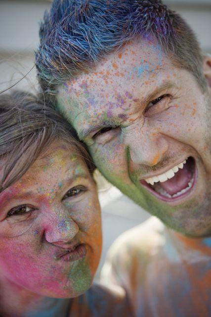 James and Ashley: Powder Paint Fight