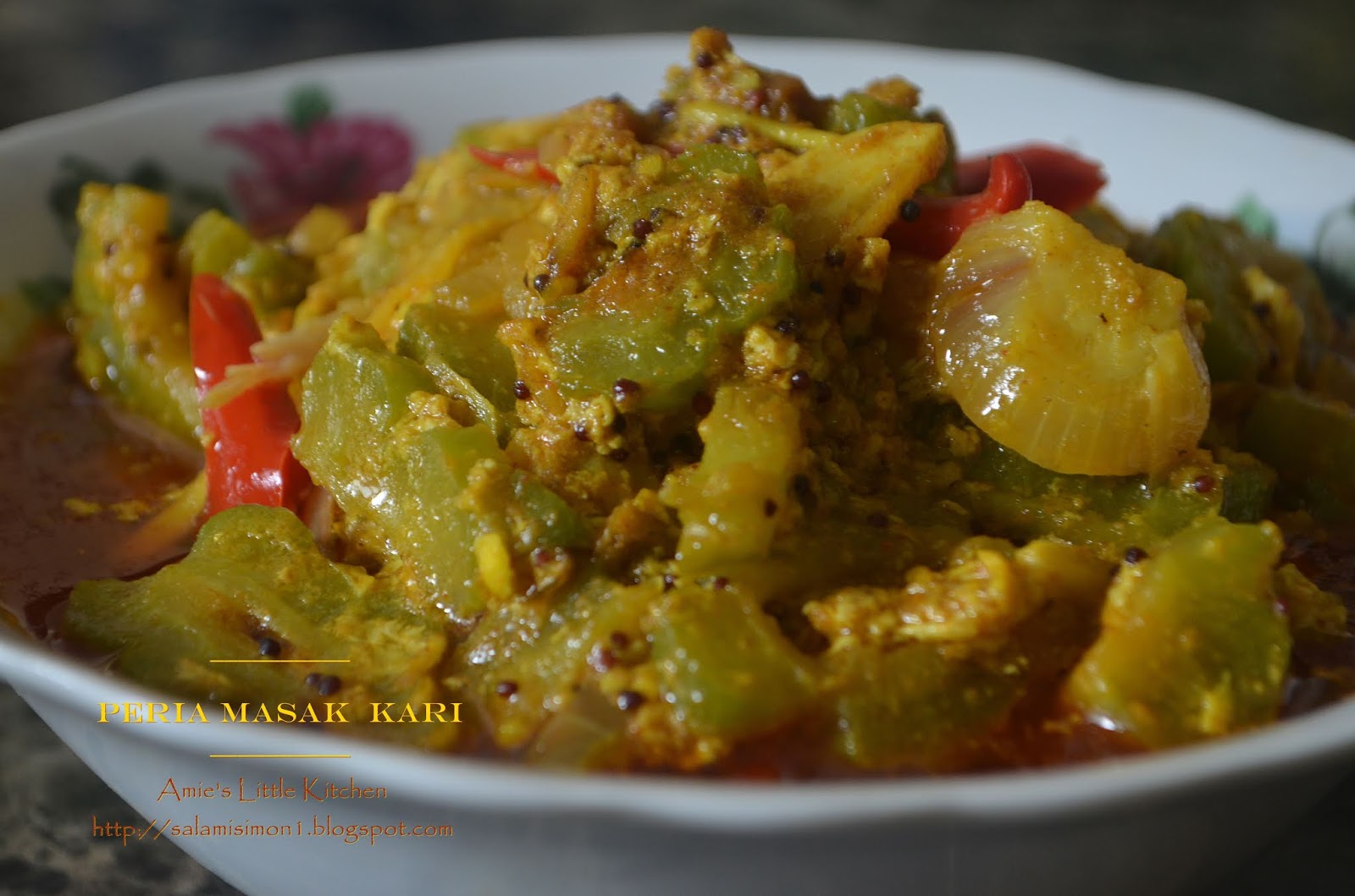 Peria Masak Kari, Sambal Mangga, Ikan Sulig & Belais Tembaga Goreng ...