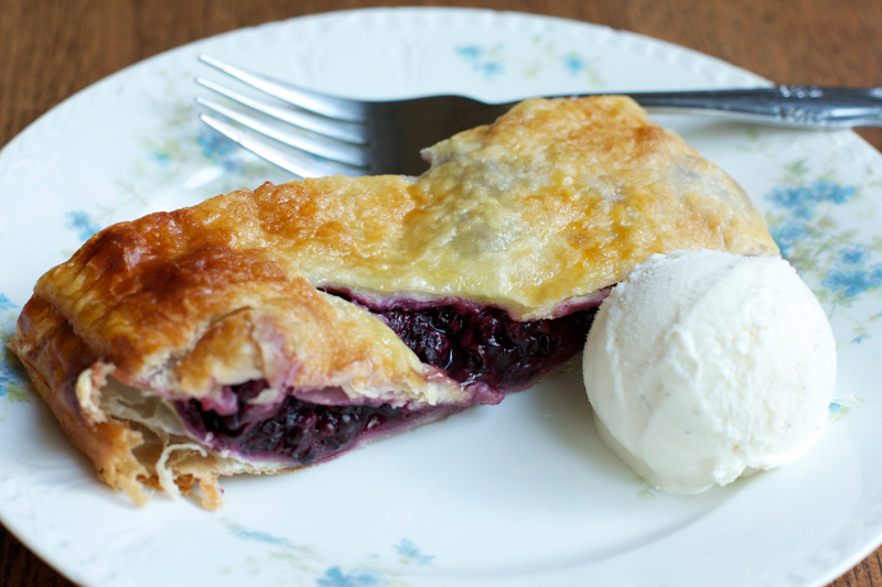 A Less Processed Life: What's For Dessert: Blackberry Strudel