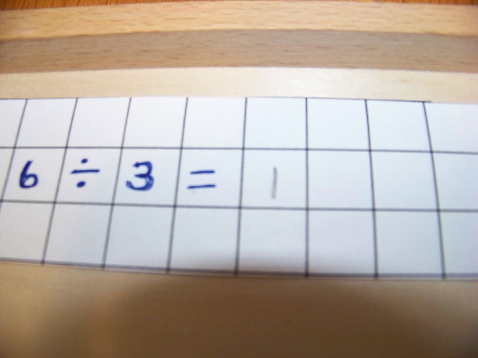 George Family - Montessori At Home: Montessori Long Division (aka Test ...