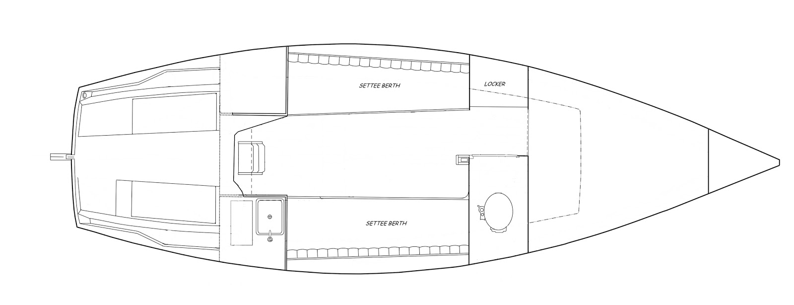 Ericson 25, Oystercatcher: Ericson 25, Diagram, Template