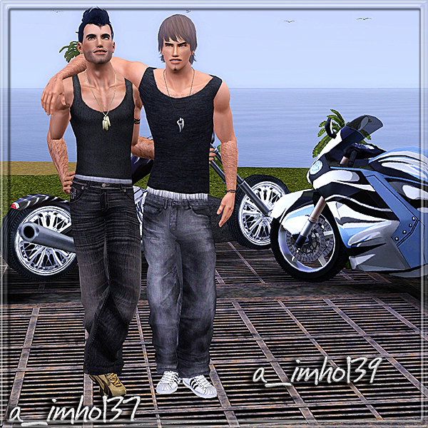 My Sims 3 Blog: 11 Poses - Hi, my friend by IMHO