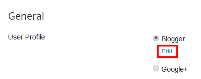 Select a Profile for your Blogger Account: Google+ or Blogger