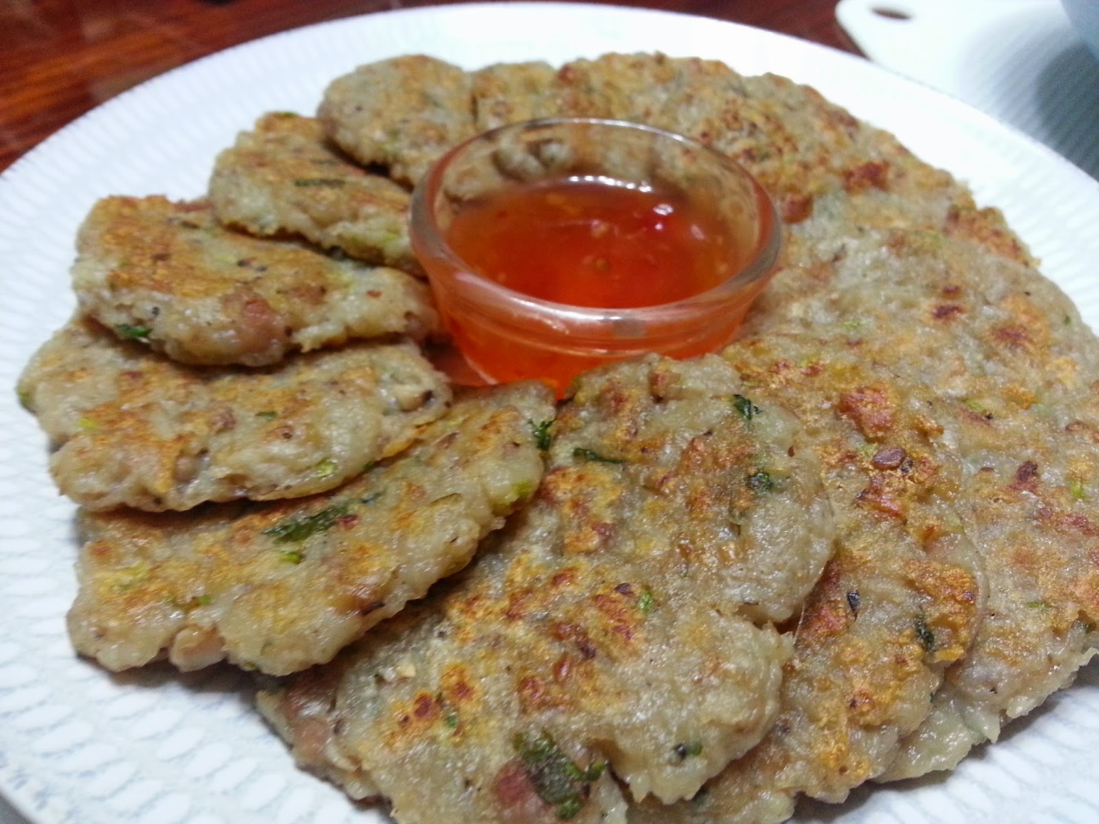 private citrus: 香煎蓮藕餅 pan fried lotus root cake