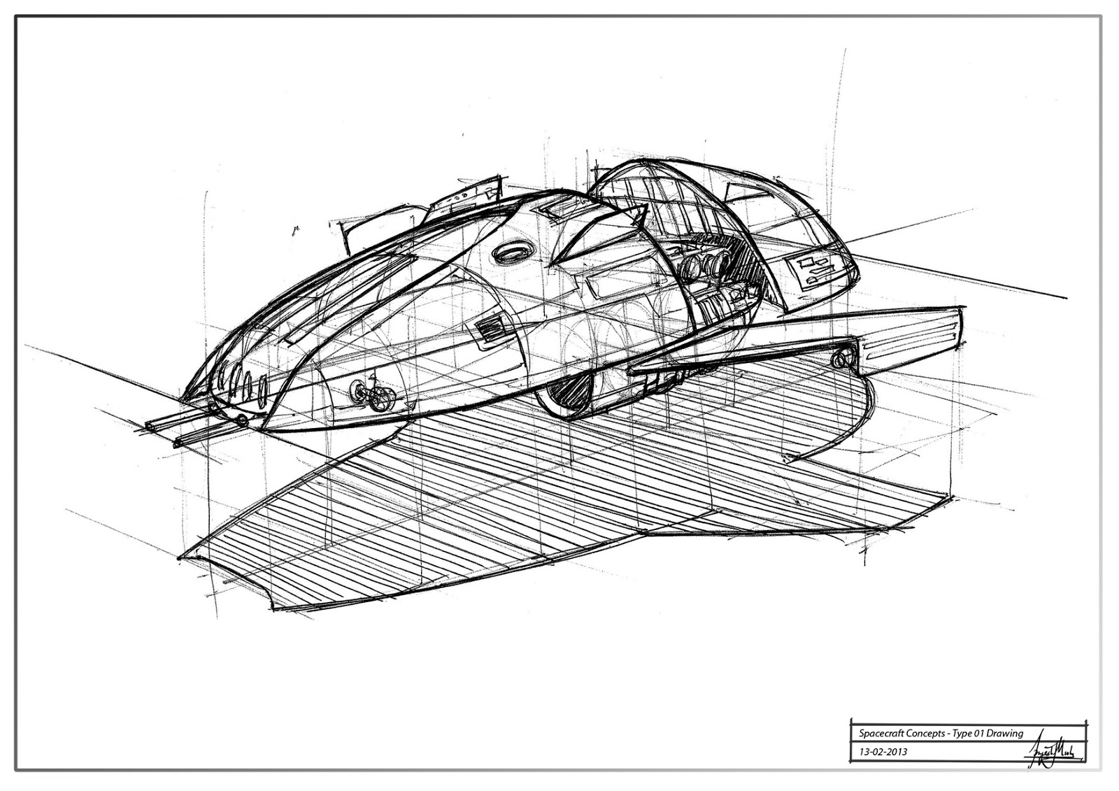 grandpriy: Concept Design Spacecraft Drawings