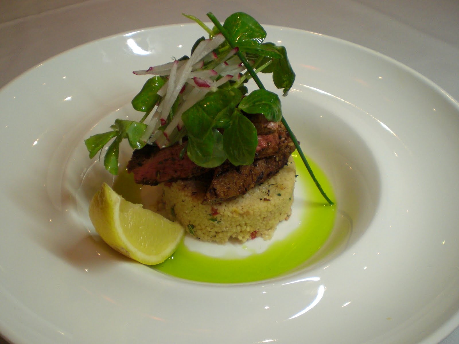 "The eyes eat first."