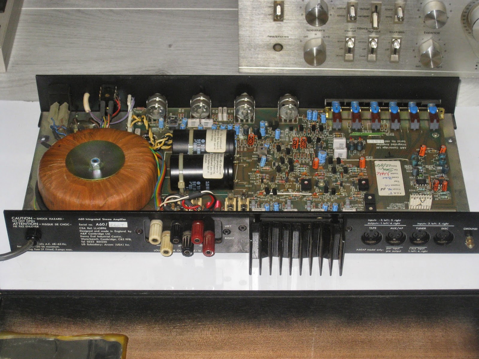Infrequent Sound [sex.tex] technology: A&R Cambridge A60 (Arcam ...