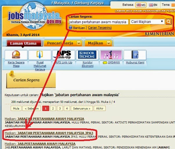Jawatan Kosong Jabatan Pertahanan Awam Malaysia - JPAM Terkini November ...