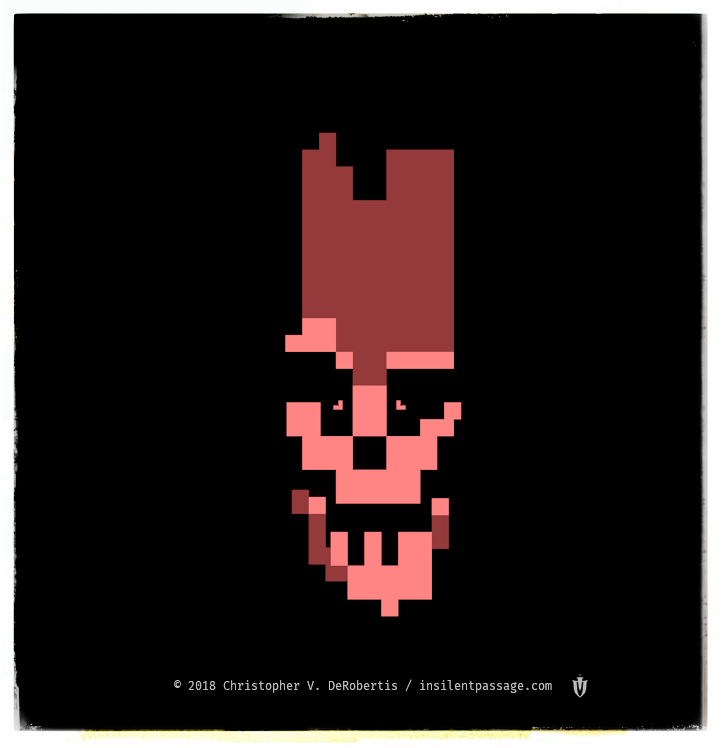 8 Bit Skull | In Silent Passage - Text and Visual Art by Chris ...