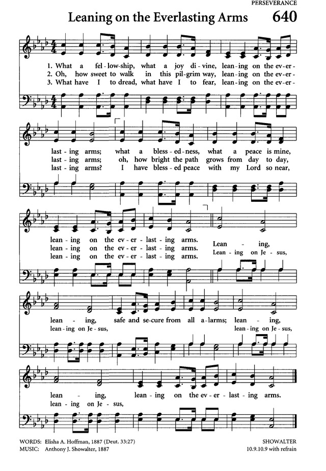 Triple the Scraps: {HSCRC13} Hymn #12, Leaning on the Everlasting Arms