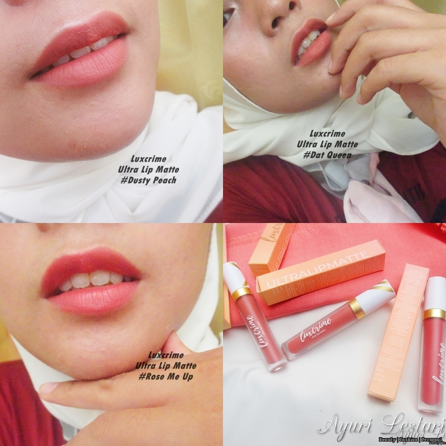Swatches and Review: Luxcrime Ultra Lip Matte dengan Kemasan dan ...