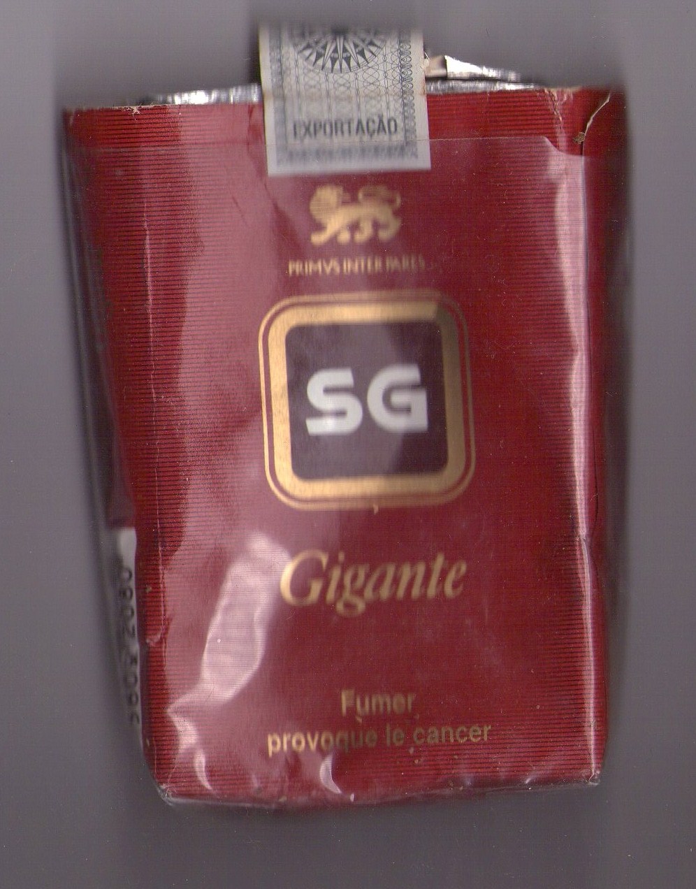 Ma Collection de paquets de cigarettes: SG