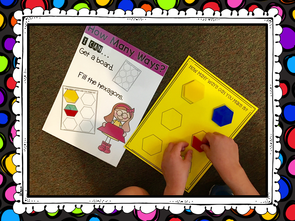 KinderGals: Easy Ways to Use Pattern Blocks to Teach ALL the Math Standards