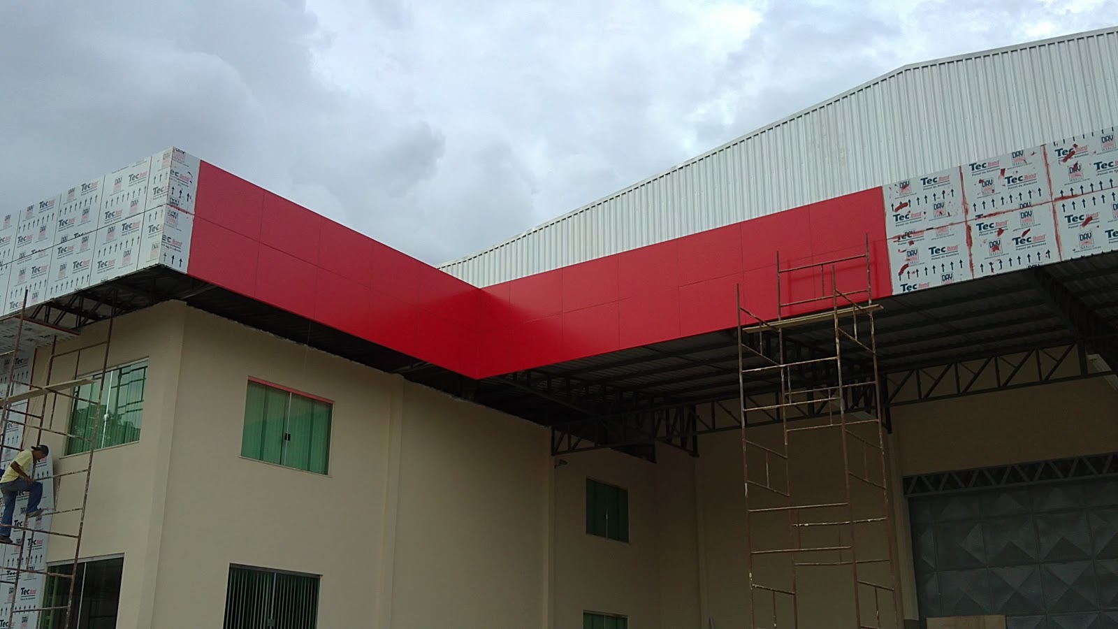 Revestimento de Fachadas em ACM: Fotos diversas aplicação de ACM