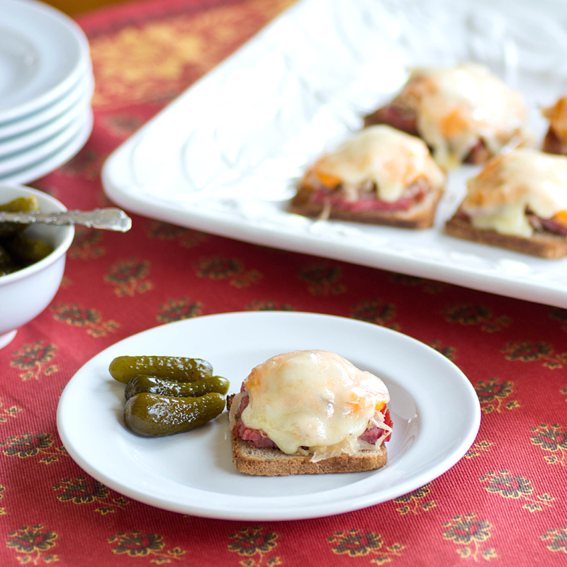 Savoring Time in the Kitchen: Mini Reuben Party Sandwiches