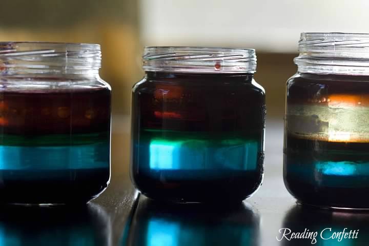 How to Make a Liquid Rainbow ~ Reading Confetti