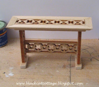 Black Cat Cottage: X-mas house part 9: side table & more deco