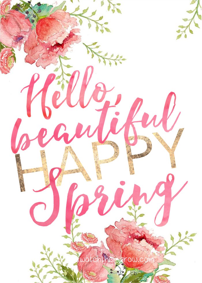 Free art: 10 pretty spring printables | Thrifty Decor Chick | Thrifty ...