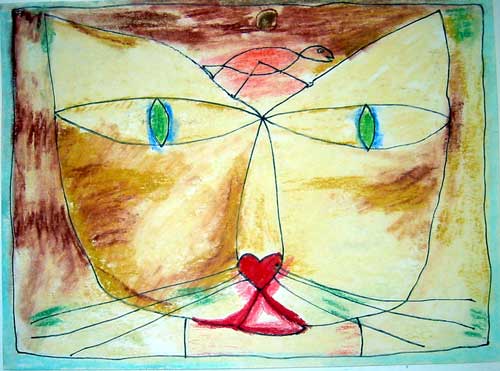 Artist: Paul Klee - Cat and Bird