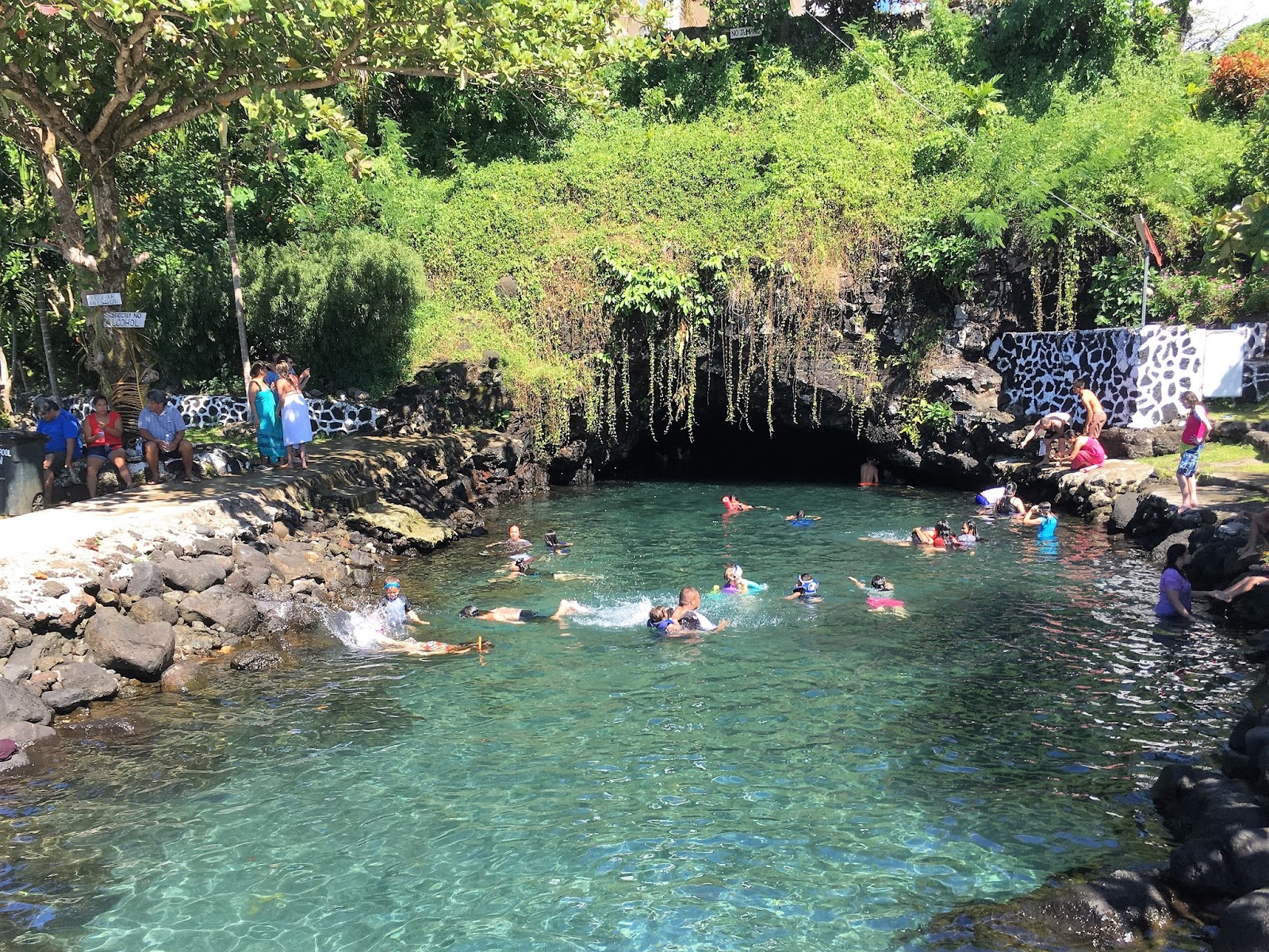 ALittleSamoanMission: Ward Party - Cave pools